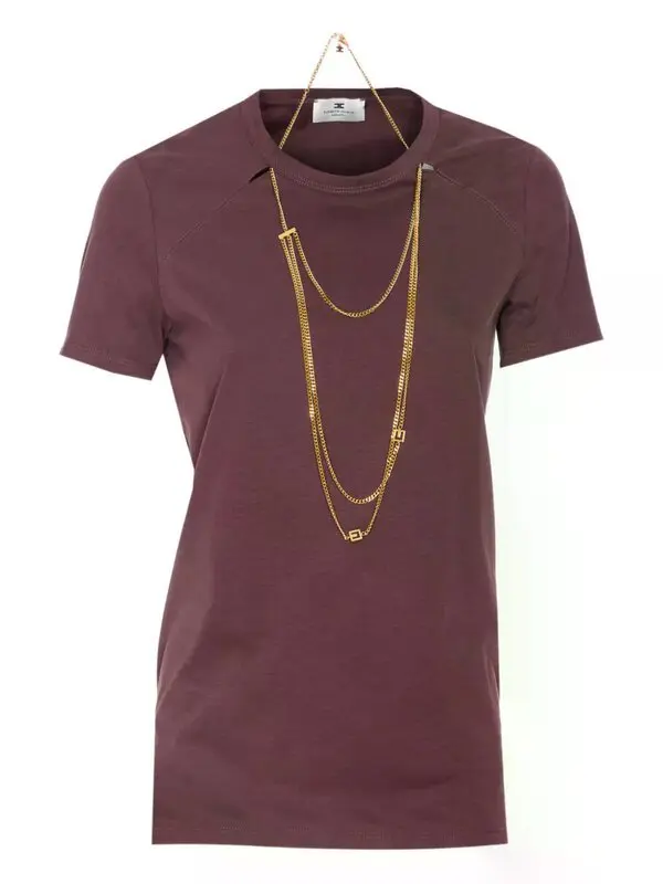 Elisabetta Franchi Chain-detail T-shirt