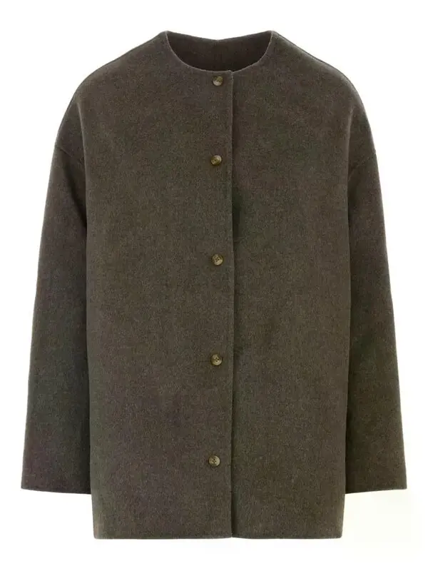 Loulou De Saison Button-fastening Wool Jacket - Neutrals