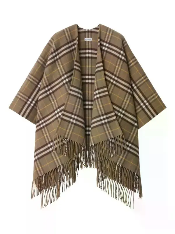 Burberry Checked Cape