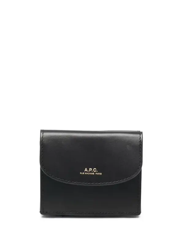 A.p.c. Logo-stamp Wallet - Black