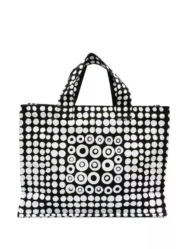 10 CORSO COMO Motif Print Zip Tote Bag