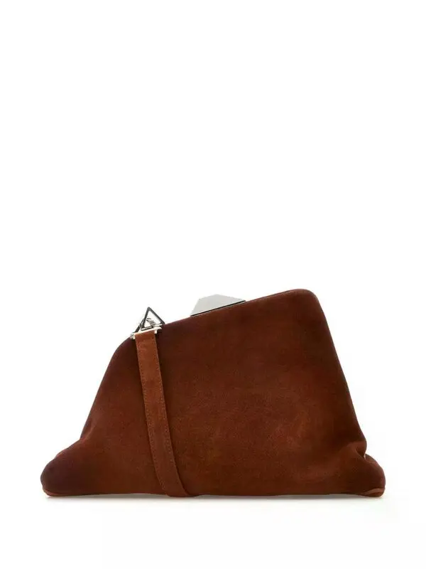 Attico Day Off Suede Clutch