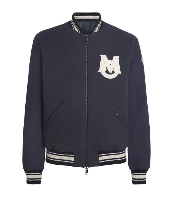 Moncler Down Reversible Vennes Bomber Jacket - Blue
