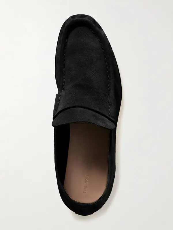 The Row Sophie Loafers - Black | Editorialist