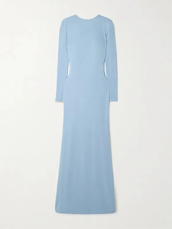 ILKYAZ OZEL The New Arrivals Roisin Open Back Gown
