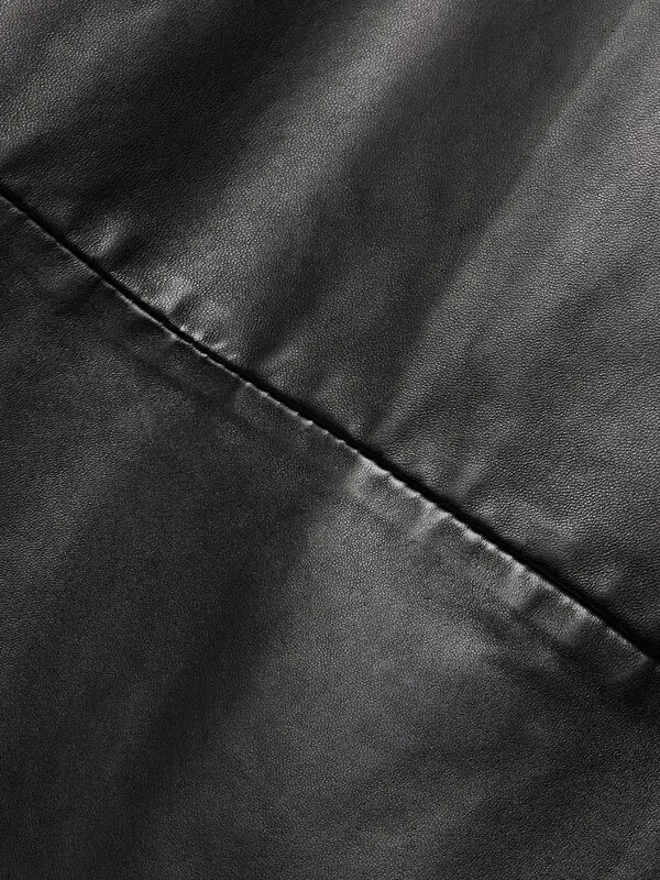 Khaite Quinn Leather Maxi Skirt