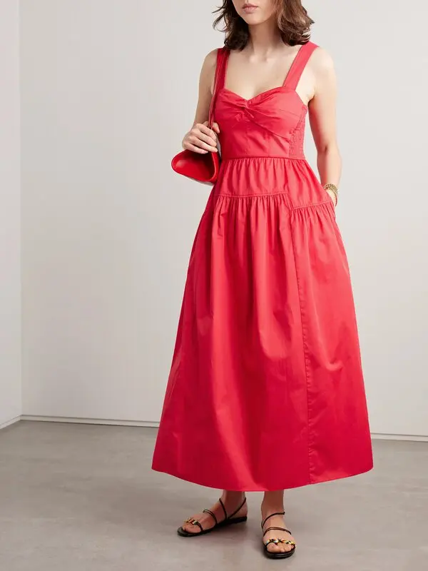 la ligne red dress Marceline Dress