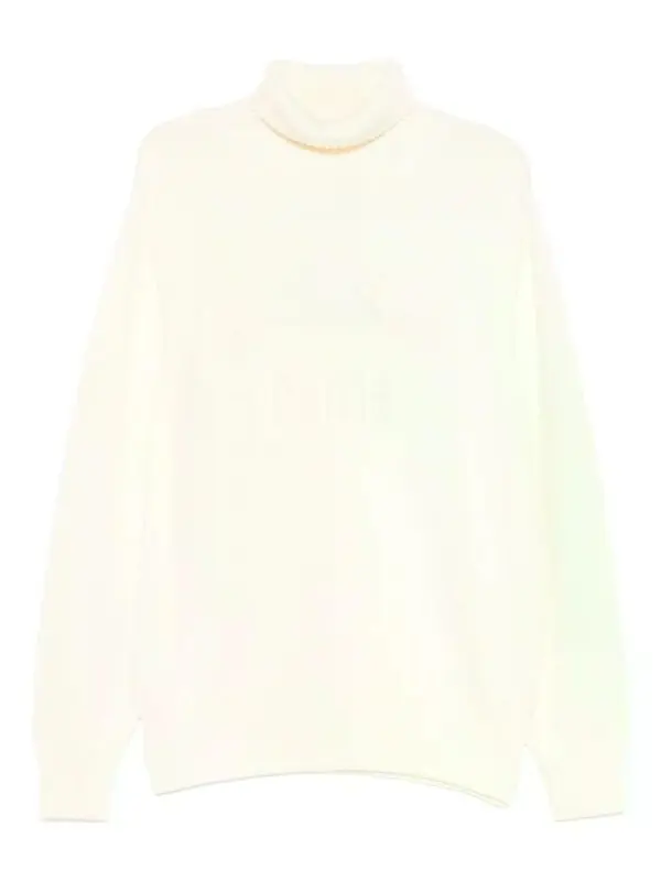 Givenchy Paris Turtleneck Sweater - Neutrals