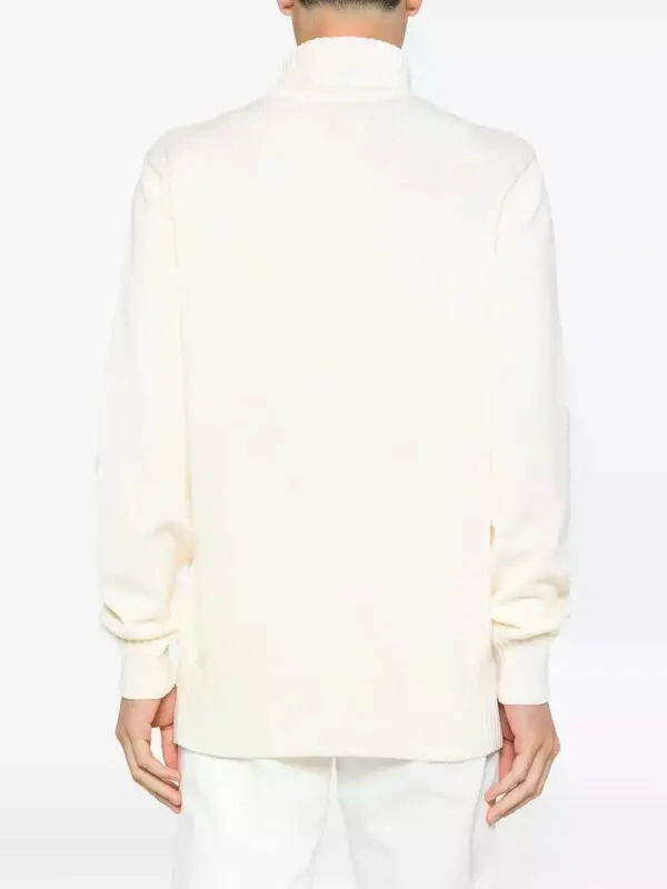 Givenchy Paris Turtleneck Sweater - Neutrals
