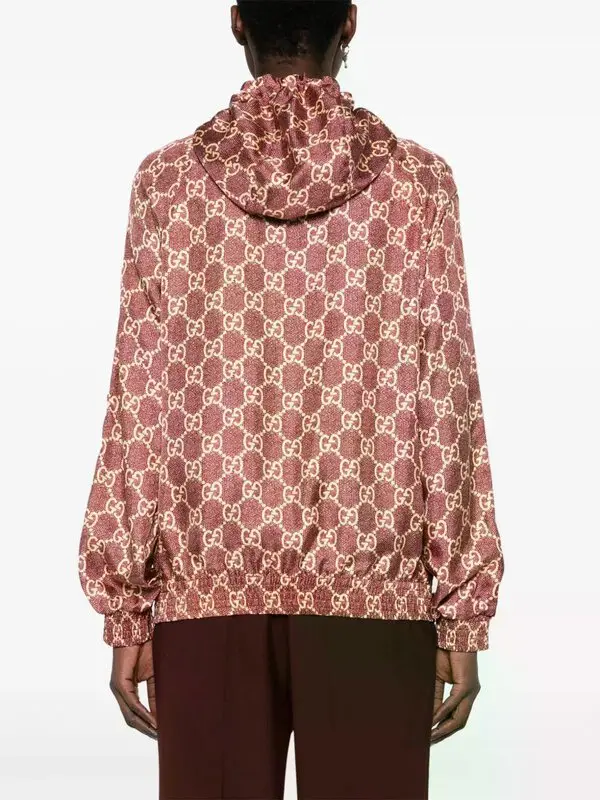 Gucci Gg Supreme Silk Jacket