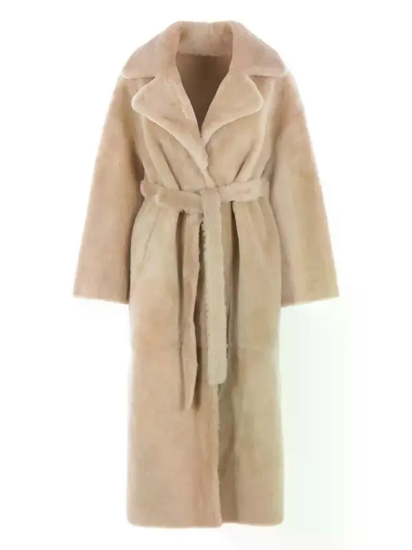ARMA Belted Shearling Coat
