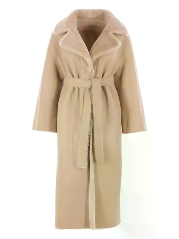 ARMA Belted Shearling Coat