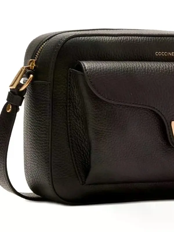 COCCINELLE Beat Soft Flap-pocket Leather Shoulder Bag