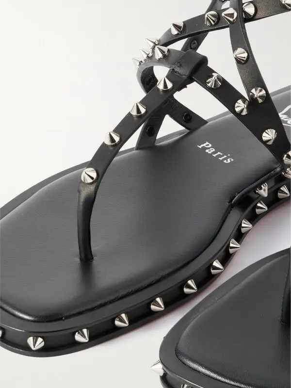 CHRISTIAN LOUBOUTIN Bombina Studded Leather Sandals