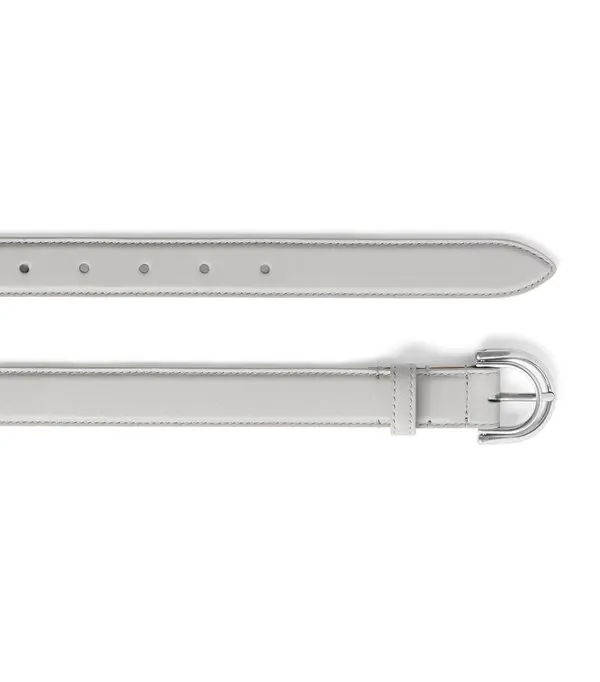 Balenciaga Calfskin Rodeo Belt - Grey