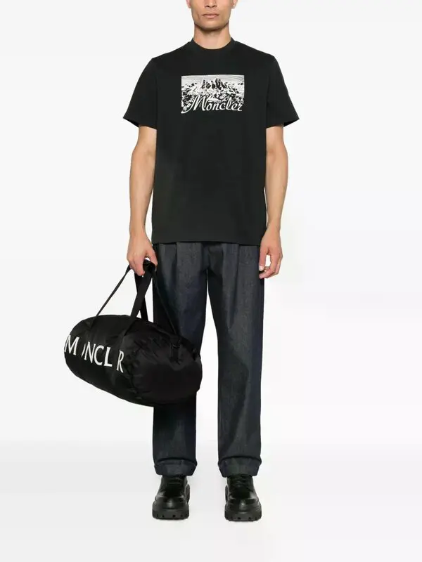 Moncler Mountain-print T-shirt