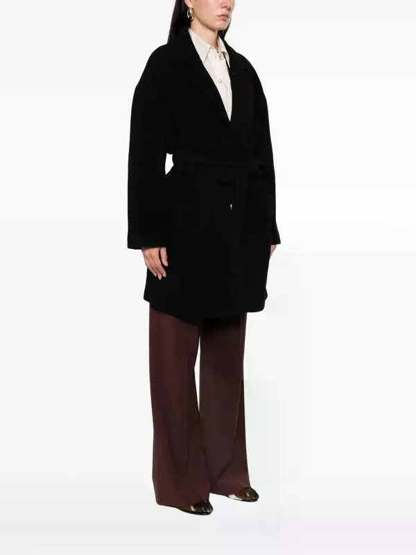Pinko Belted Button-fastening Coat