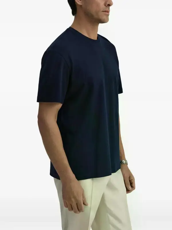DOMAINE DES ARTISTES Short-sleeve Crew-neck T-shirt - Blue