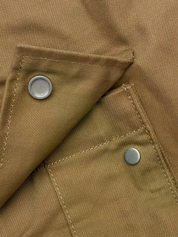 Rhude Button-fastening Cargo Trousers - Brown