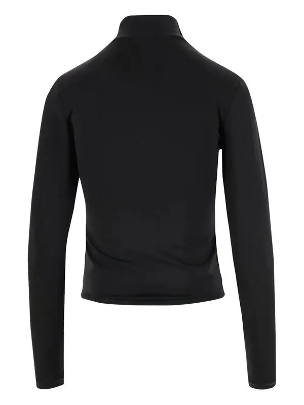 Pinko High-neck Half-zip Sweatshirt