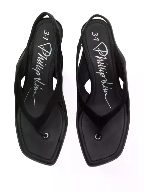 3.1 Phillip Lim 68mm Slingback Leather Sandals