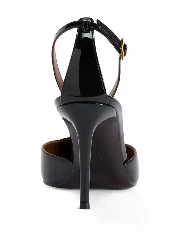 GIUSEPPE ZANOTTI Leather Heeled Pumps - Black