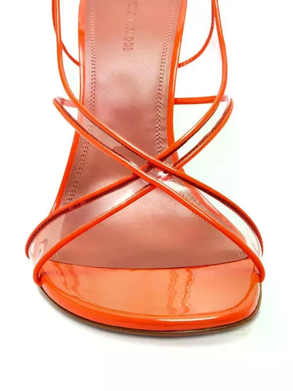 Amina Muaddi 90mm Sculpted-heel Sandals