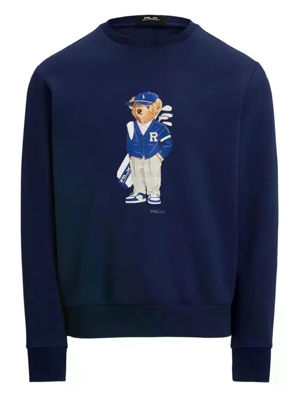 Ralph Lauren Polo Bear Crew Neck Sweatshirt - Blue