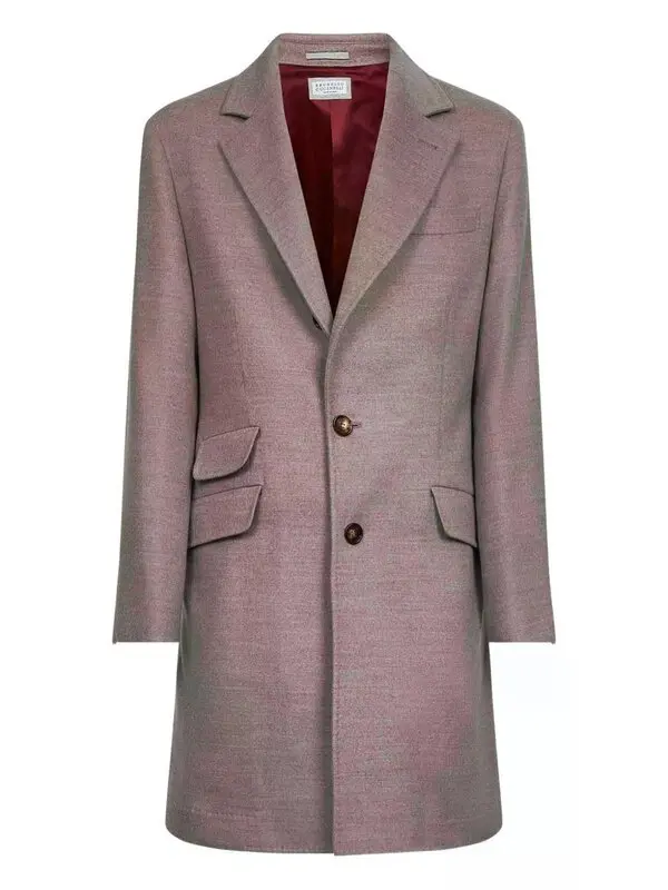 Brunello Cucinelli Notched-lapel Single-breasted Coat