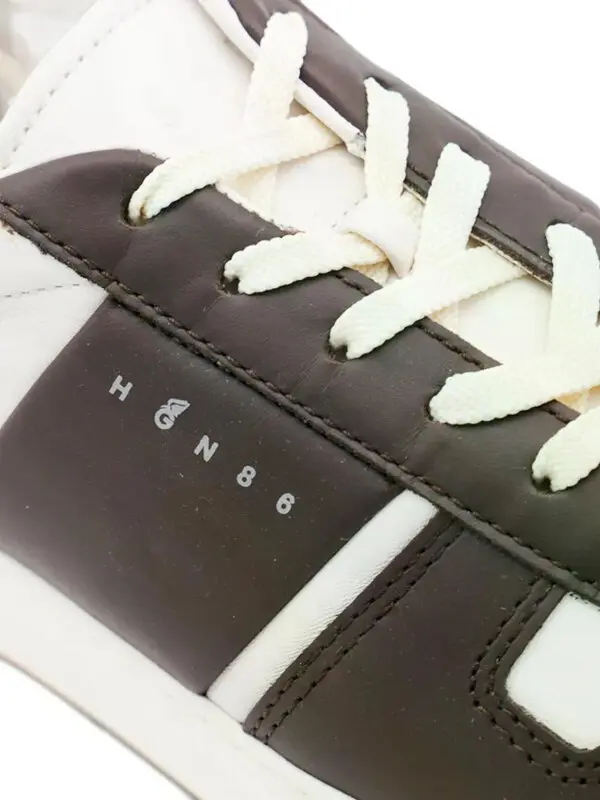 Hogan Leather Panelled Low-top Sneakers