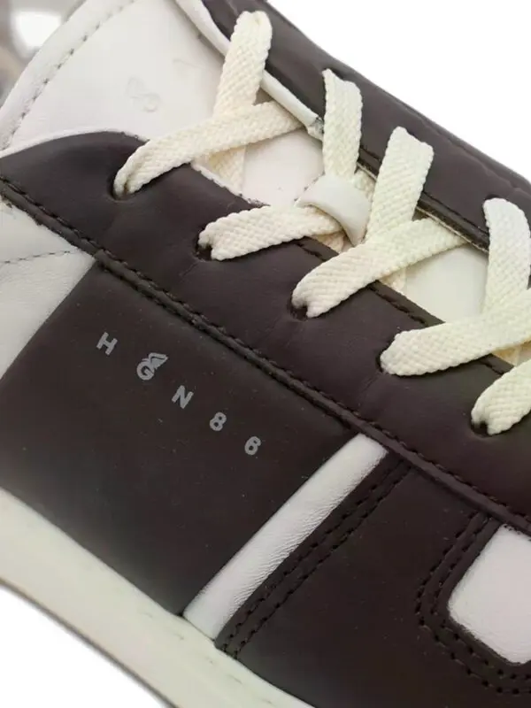 Hogan Leather Panelled Low-top Sneakers