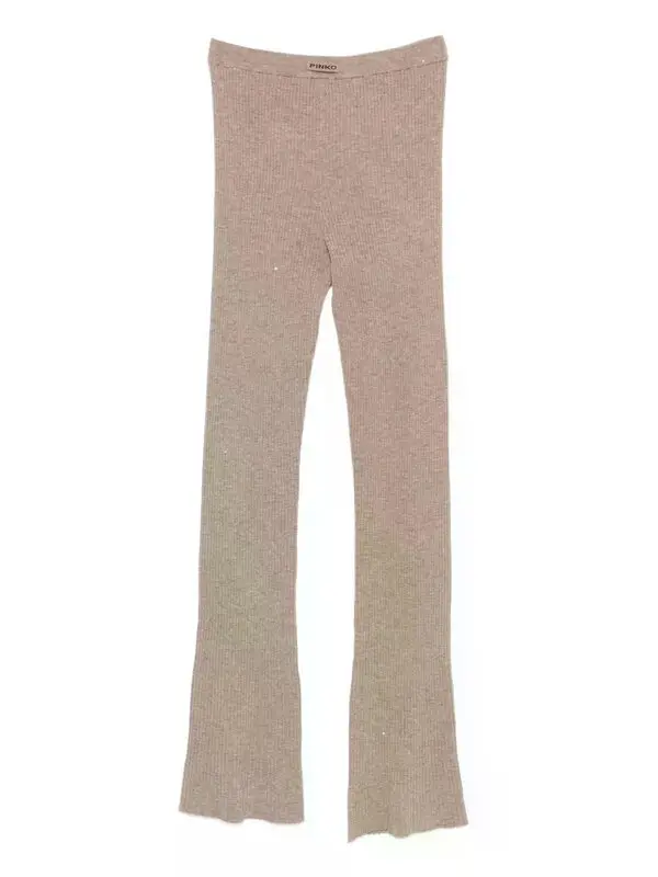 Pinko Ribbed Flared Trousers