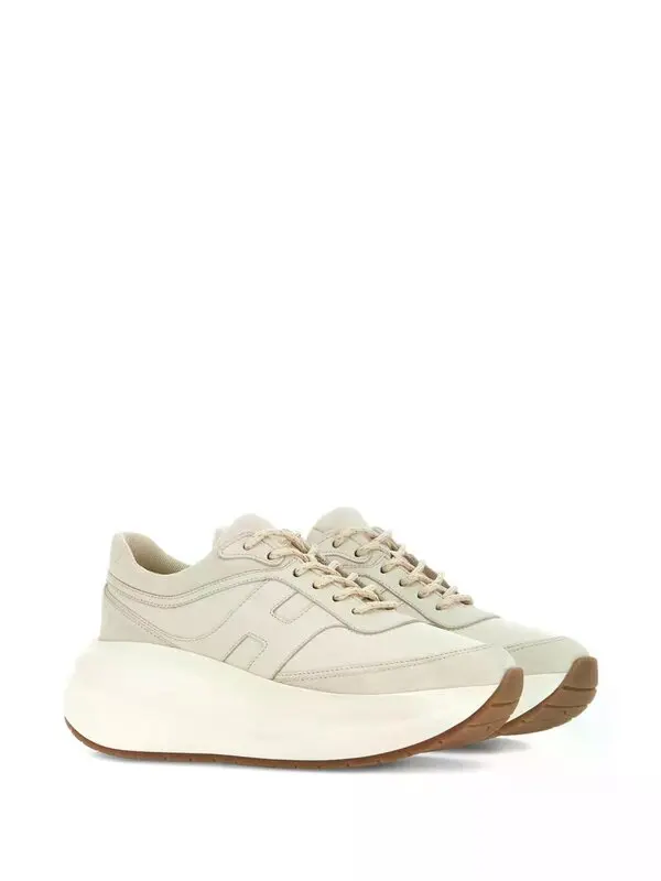 Hogan H696 Chunky Runner Sneakers - Neutrals