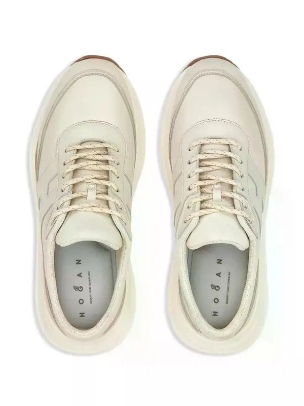 Hogan H696 Chunky Runner Sneakers - Neutrals