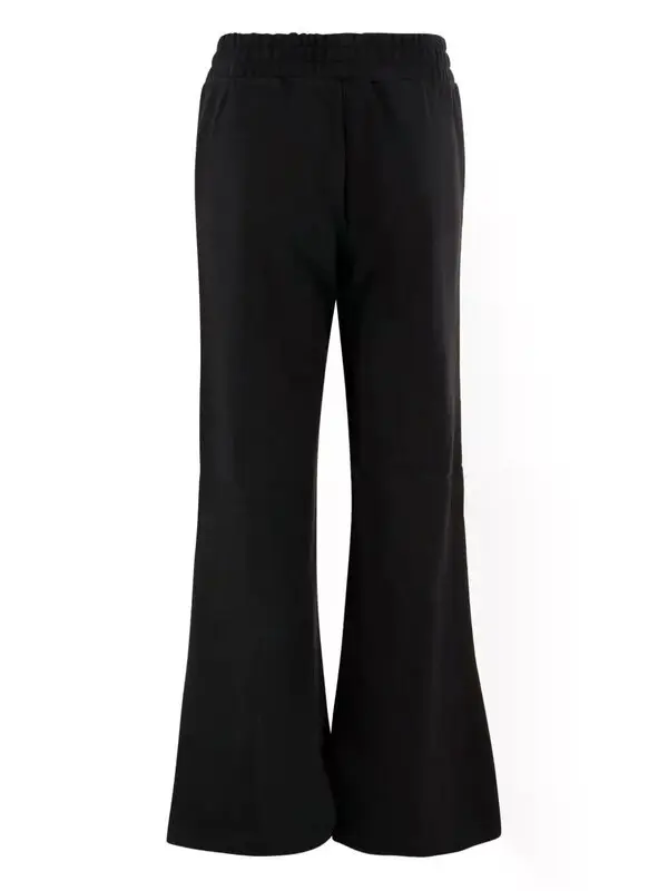 Pinko Logo-embroidered Flared Trousers