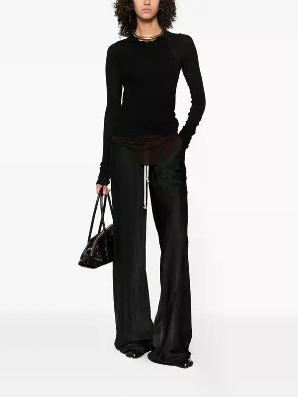 Rick Owens Ribbed-knit Long-sleeve T-shirt
