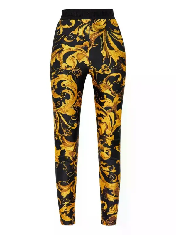 Versace Barocco-print Leggings