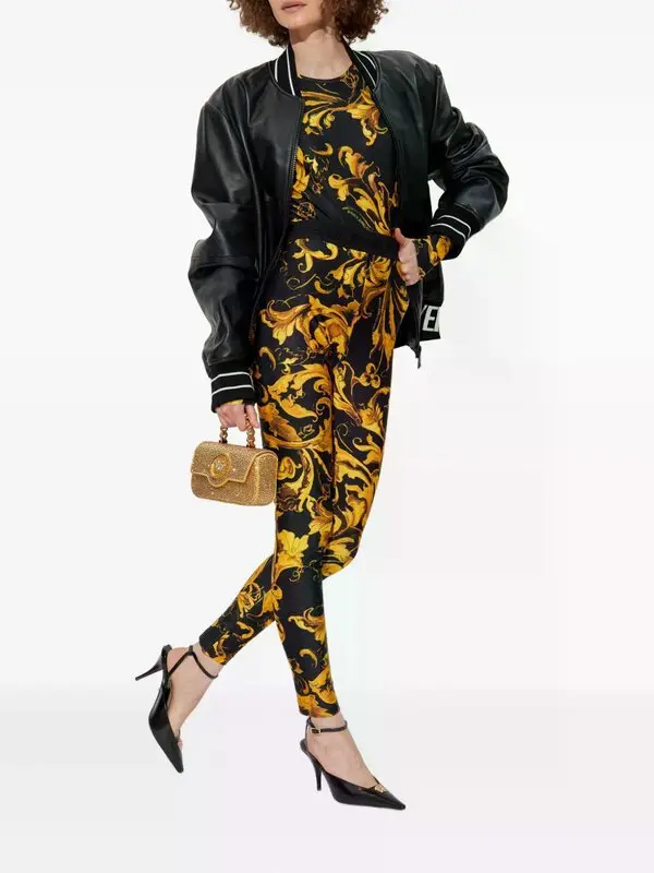 Versace Barocco-print Leggings