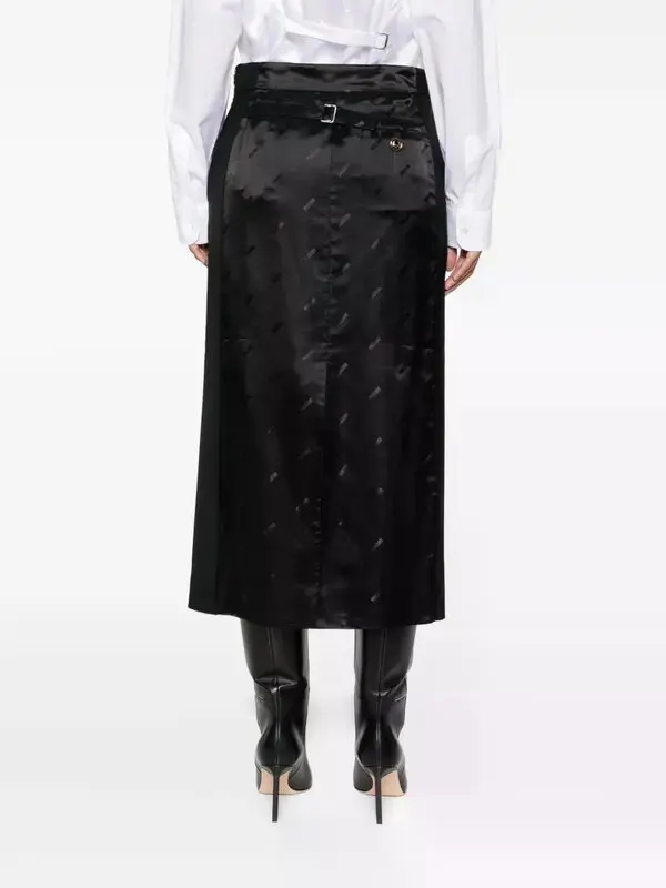 Moschino Straight Hem Lined Skirt