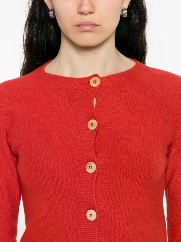 BASERANGE Button-front Cashmere Cardigan