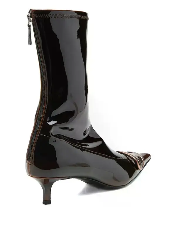 DIESEL® 45mm D-venus Patent-leather Boots - Black