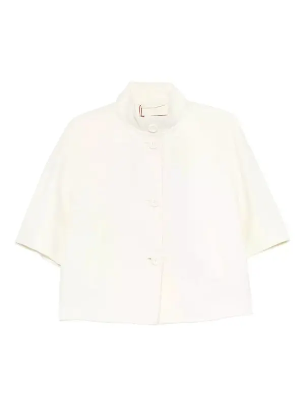 Max Mara Short-sleeve Jacket - White