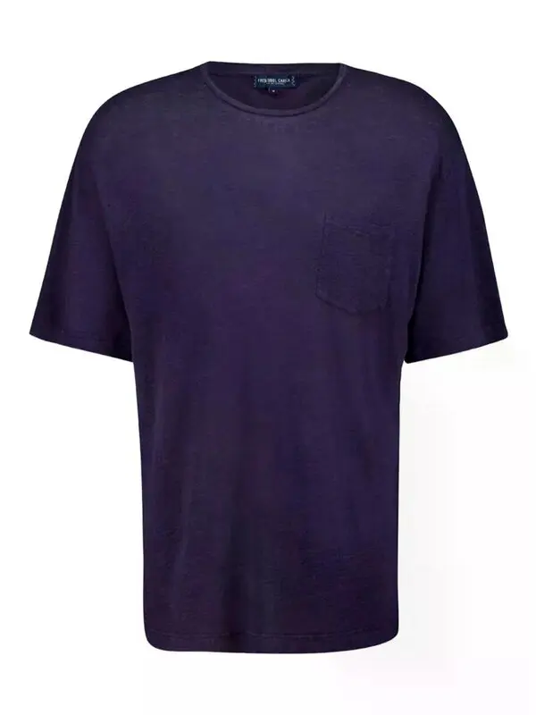 Frescobol Carioca Carmo Pocket Crew-neck T-shirt - Blue