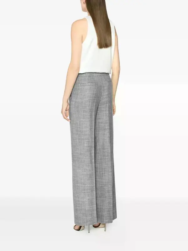 GENNY Crown-plaque Wide-leg Trousers