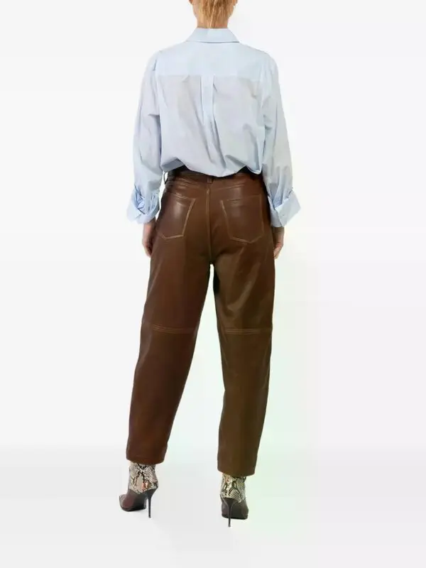 Simkhai Waldon Leather Panel Trousers