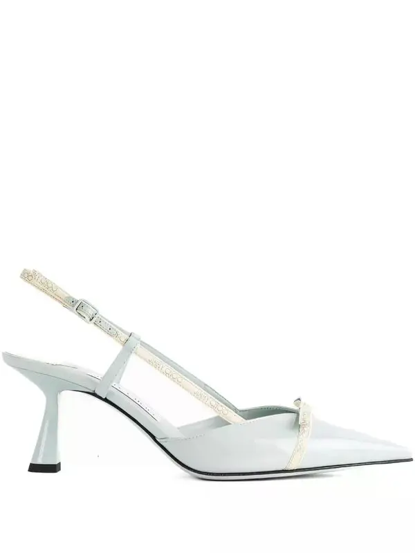 JIMMY CHOO 65mm Camila Patent-leather Slingback Pumps