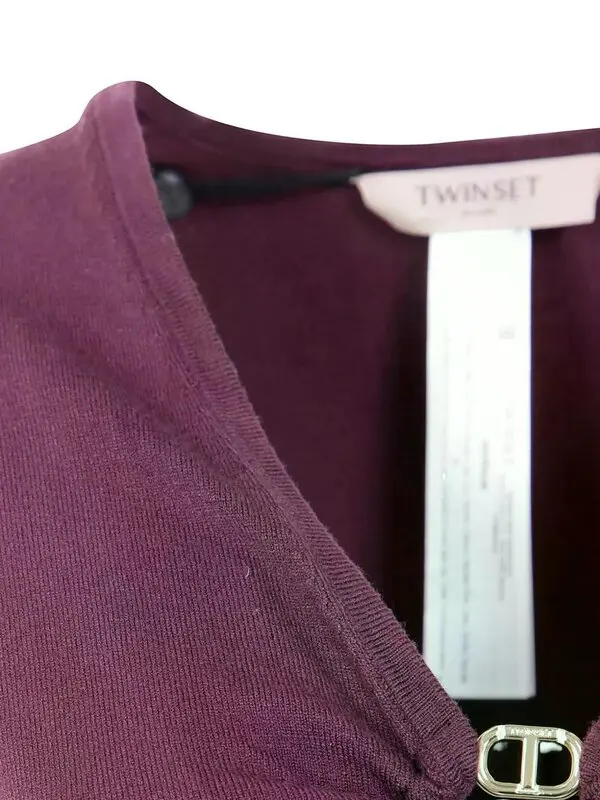 TWINSET Ring-detail Long-sleeve Dress
