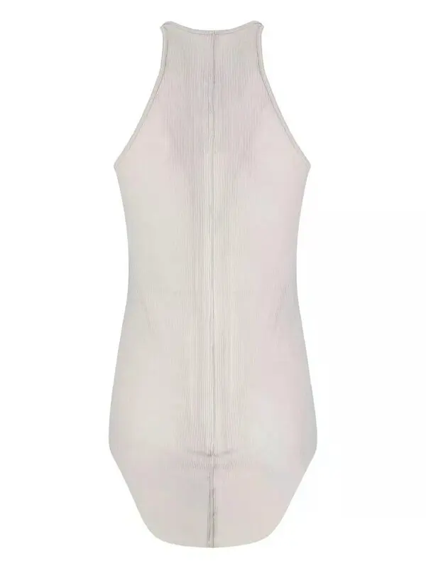 Rick Owens Ribbed Round-neck Top - Neutrals