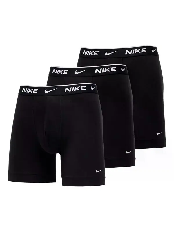 Nike Dri-fit Logo-waistband Boxer Briefs - Black