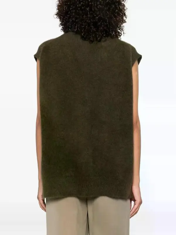 P.a.r.o.s.h Sleeveless Wool Cardigan